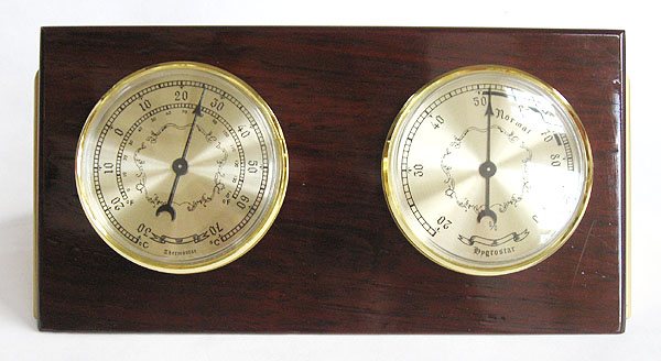 Handcrafted Wooden Weather Station - Padauk